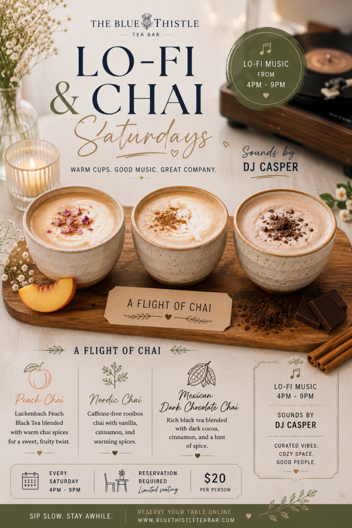 Chai and Low Fi Hour | Visit Fredericksburg